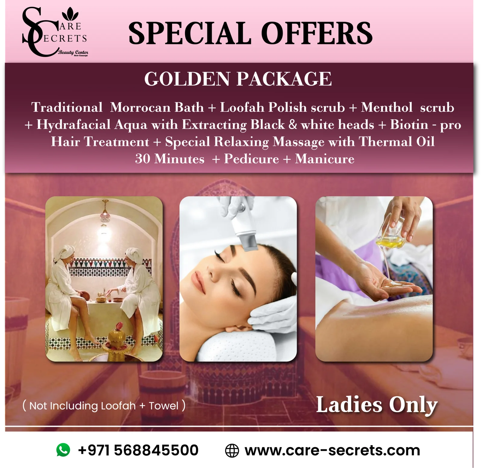 Best exclusive special offers for beauty treatments in Dubai